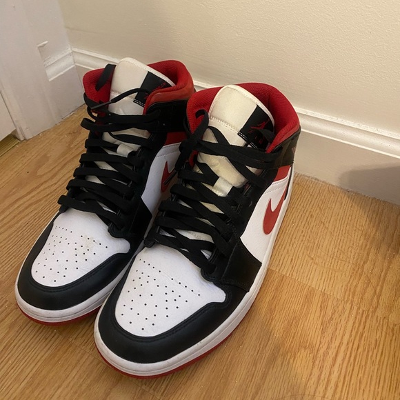 Nike | Shoes | Nike Air Jordan Mid Red | Poshmark